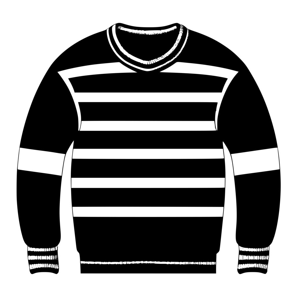 Varsity Stripe Sweater SVG File for Cricut, Silhouette, Laser Machines
