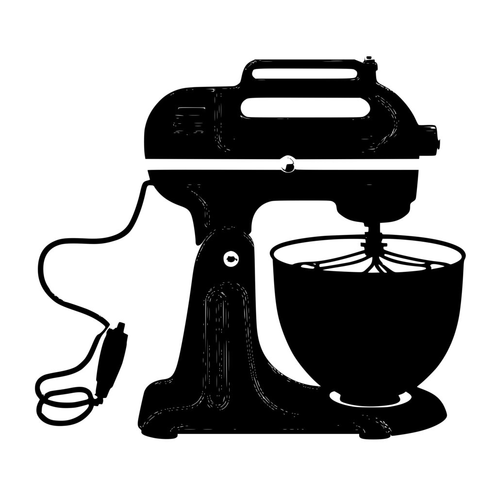 Electric Mixer SVG File for Cricut, Silhouette, Laser Machines