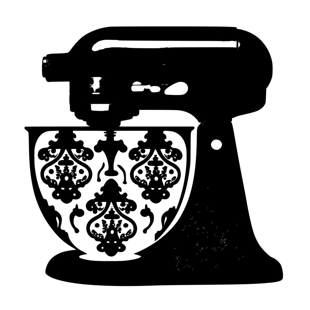Electric Mixer SVG File for Cricut, Silhouette, Laser Machines