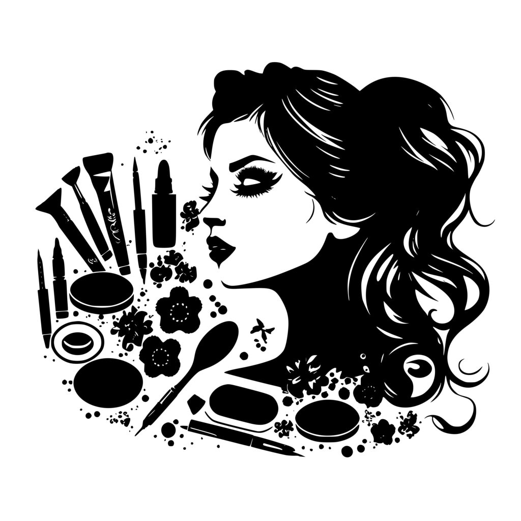 Instant Download Makeup Artist SVG File for Cricut, Silhouette, Laser