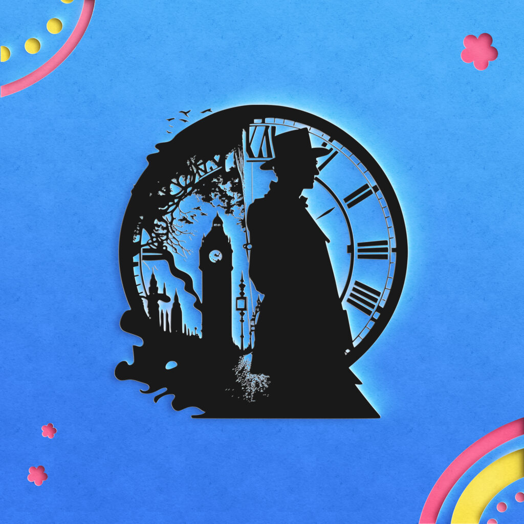 Time Travel SVG Image: Perfect for Cricut, Silhouette, Laser Machines