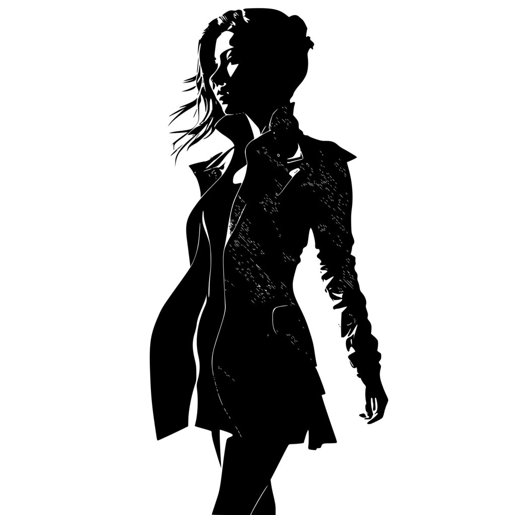 Fashion Model SVG Image: Instant Download for Cricut, Silhouette, Laser