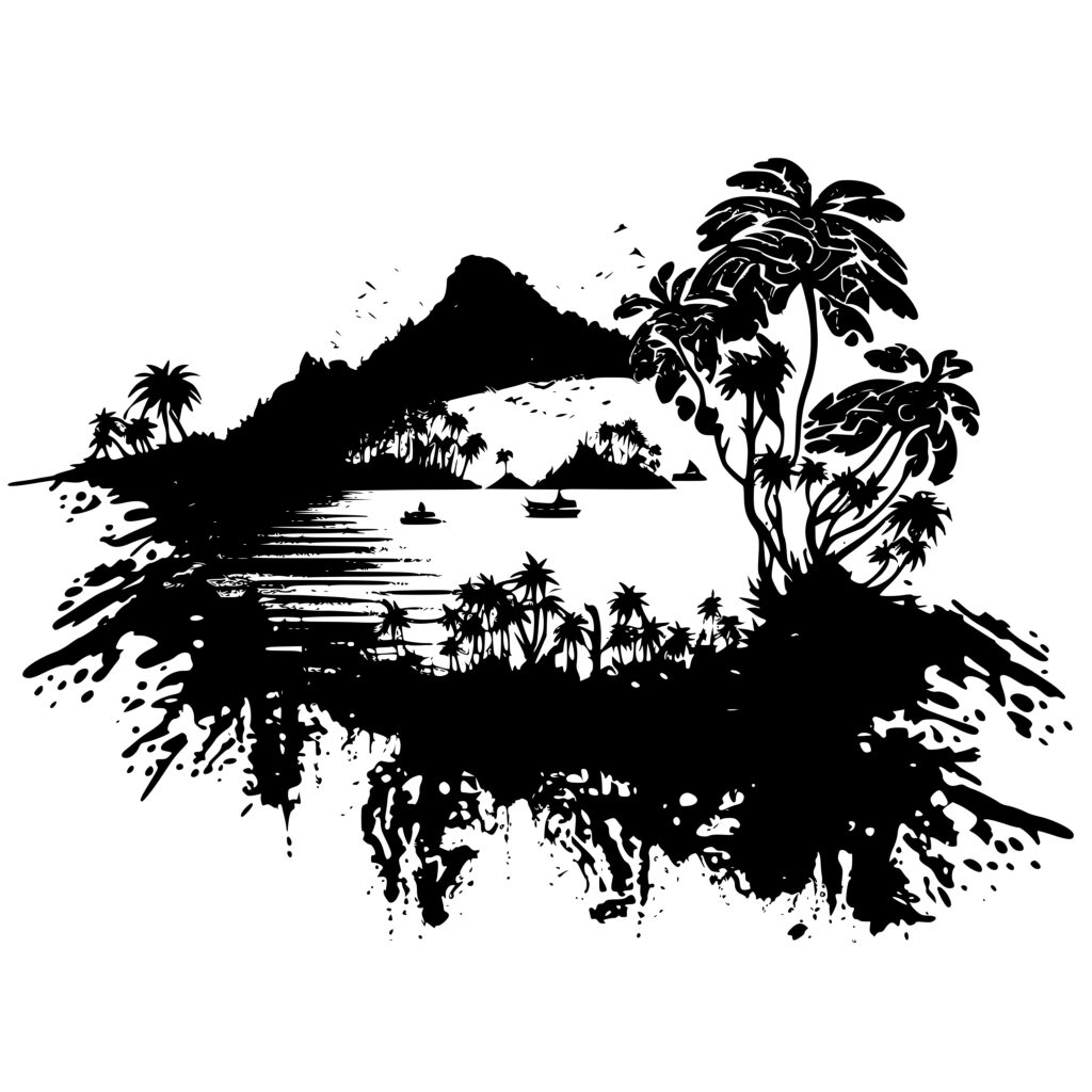 Abstract Tropical Island – Creative Meadow