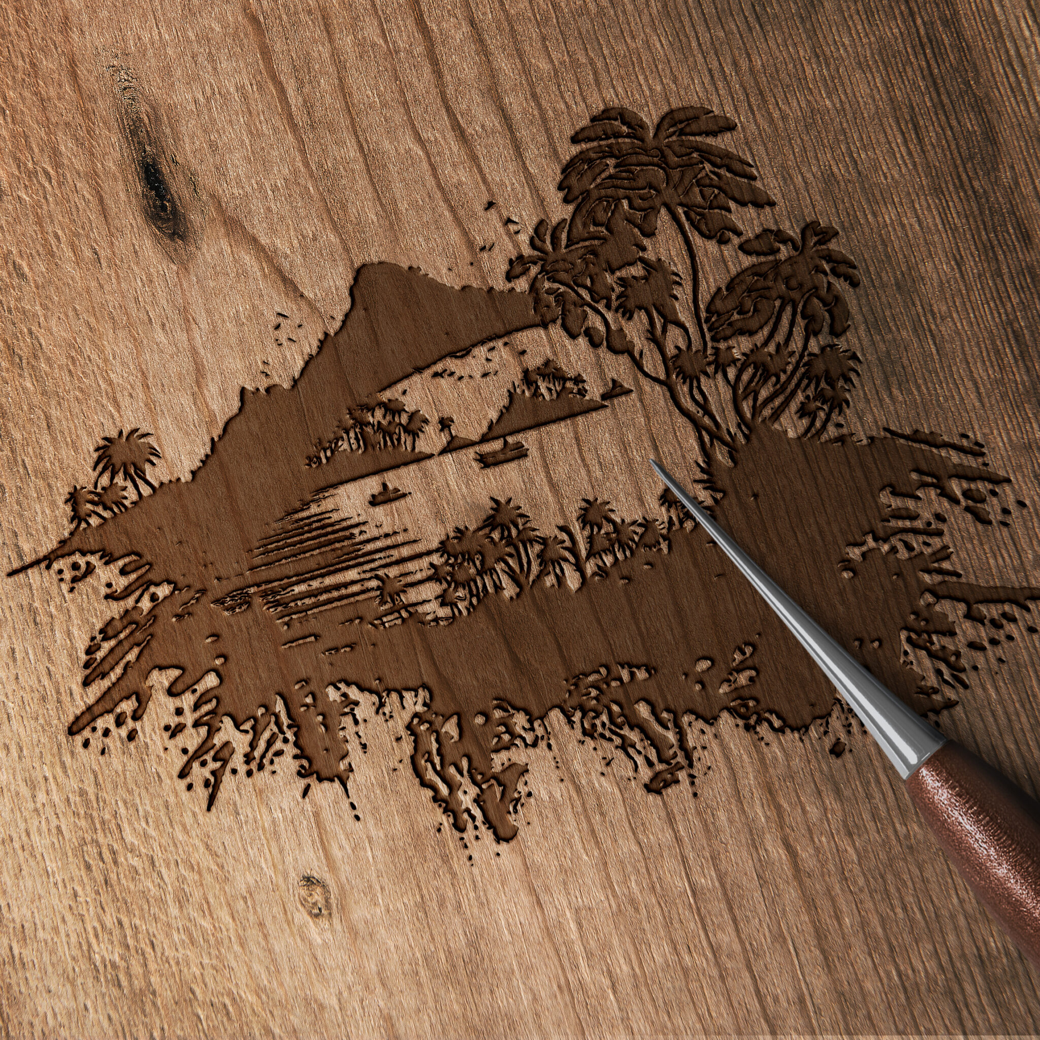 Abstract Tropical Island – Creative Meadow