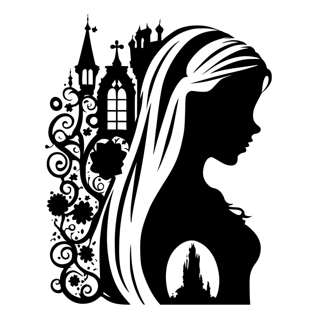 Rapunzel SVG File for Cricut, Silhouette, Laser Machines | Instant Download