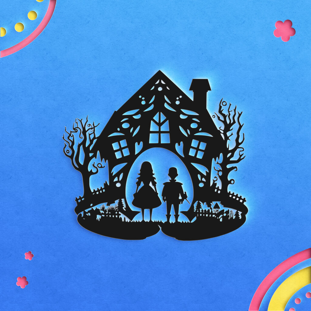 Hansel and Gretel SVG File for Cricut, Silhouette, Laser Machines