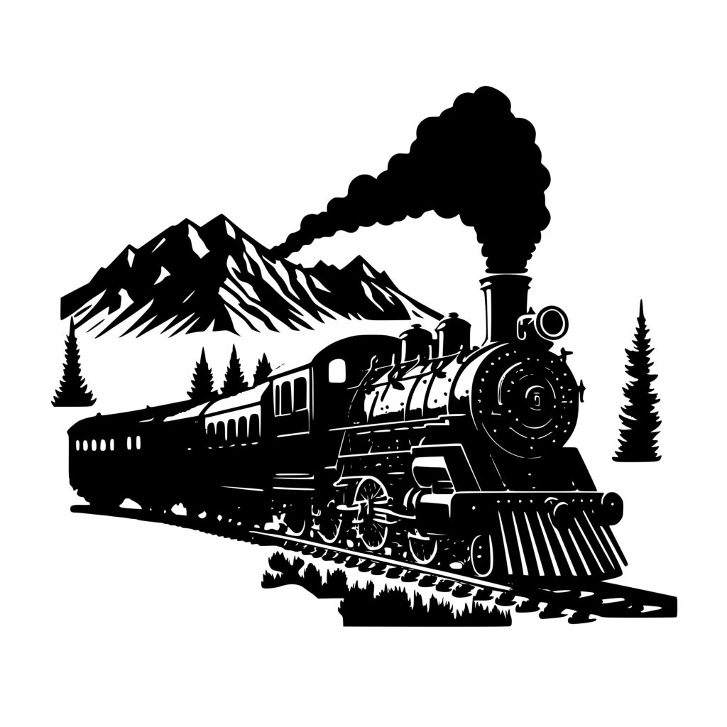 TrainTags: Instant Download SVG/PNG/DXF Files for Cricut, Silhouette ...