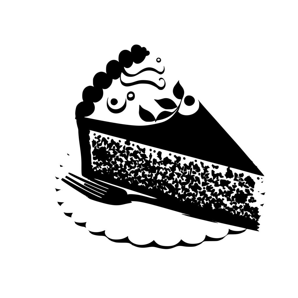 Cake Slice SVG File: Instant Download for Cricut, Silhouette, Laser ...