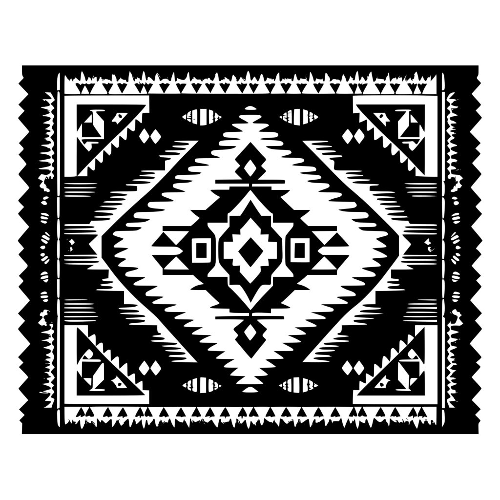 Kilim Rug SVG/PNG/DXF File for Cricut, Silhouette, Glowforge - Instant ...