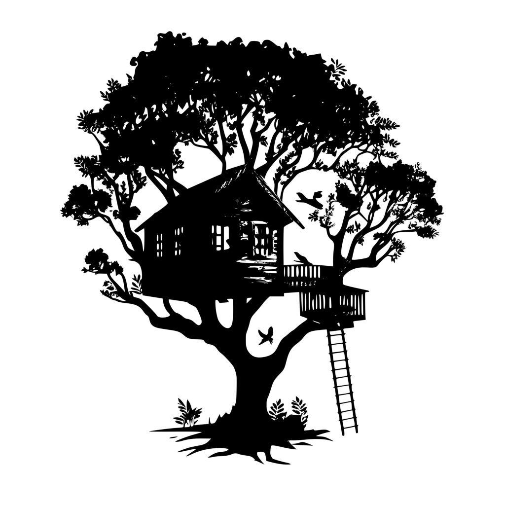 Treehouse SVG File for Cricut, Silhouette, Laser Machines Instant Download