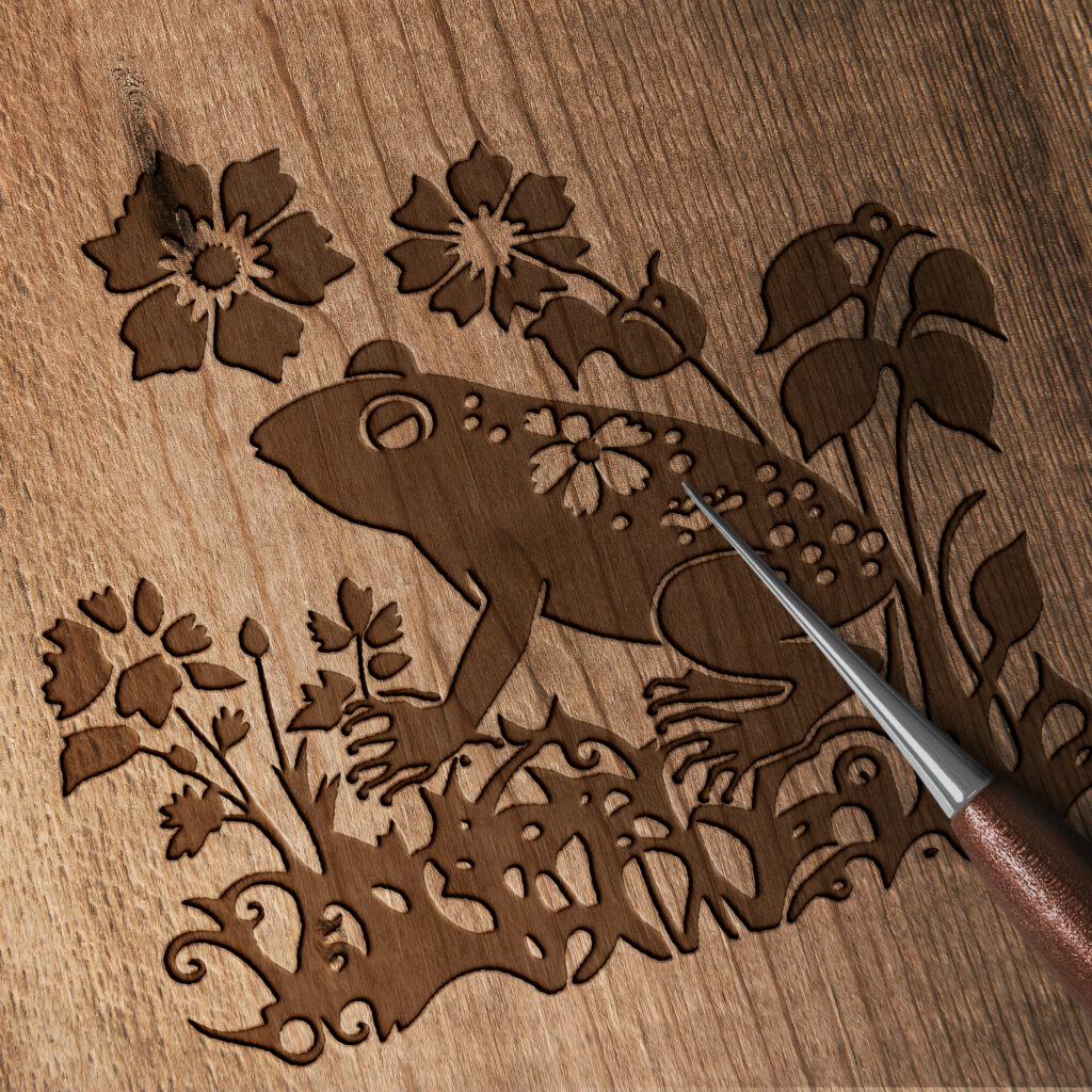 Frog with Flowers – Creative Meadow