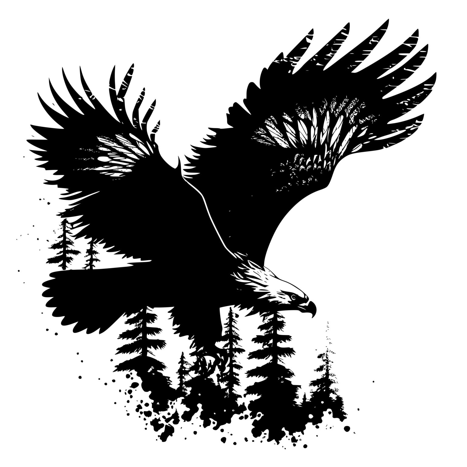 Bald Eagle in Flight – Creative Meadow