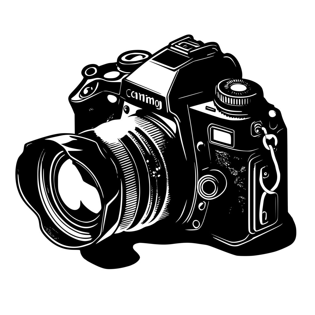 Camera Editing SVG File for Cricut, Silhouette, Laser Machines