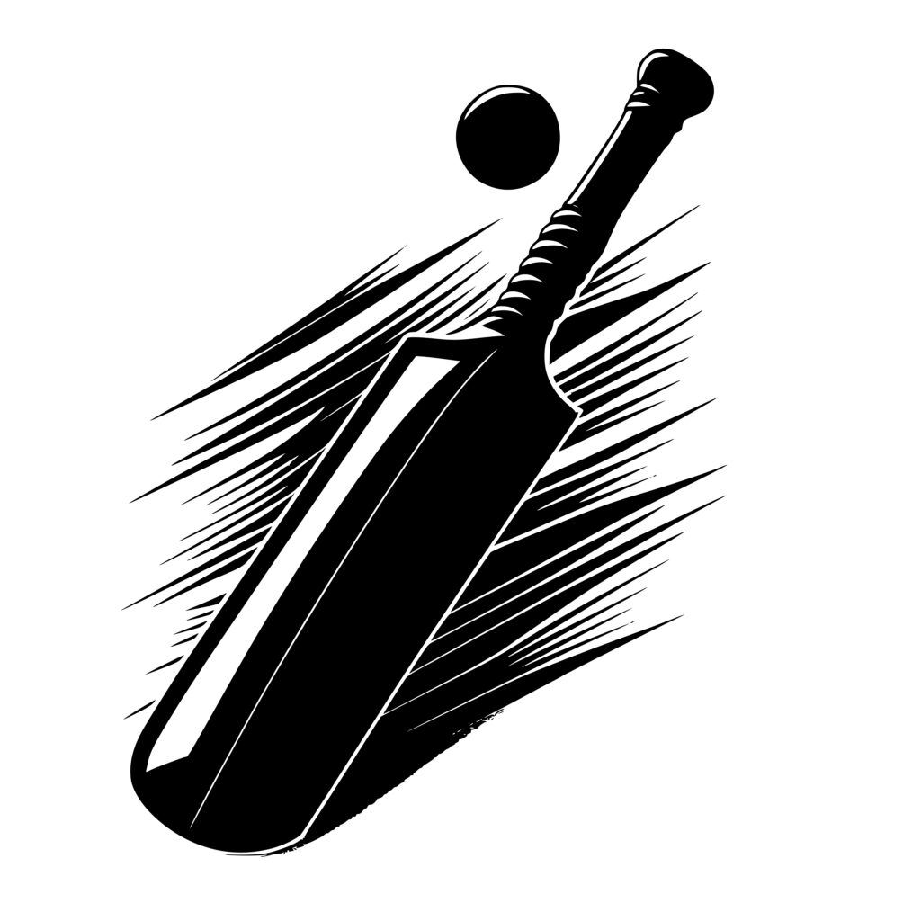 Cricket Bat SVG File: Instant Download for Cricut, Silhouette, Laser ...
