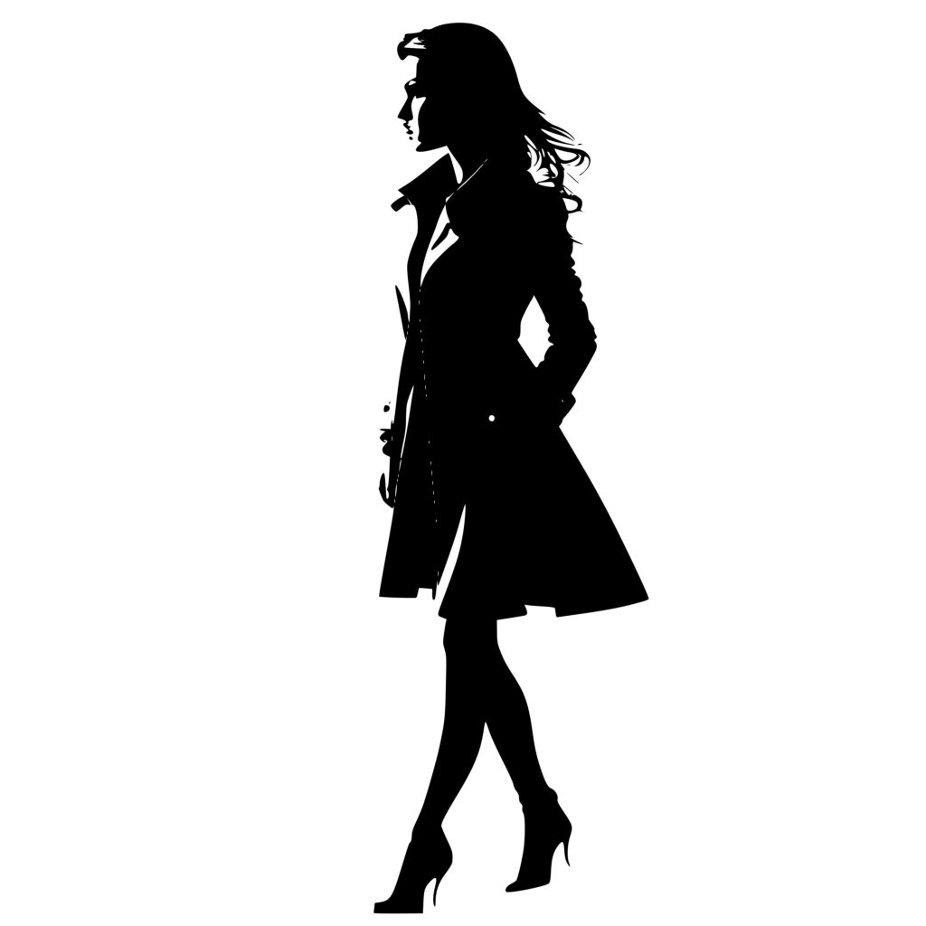 Fashion Model SVG File for Cricut, Silhouette, and Laser Machines