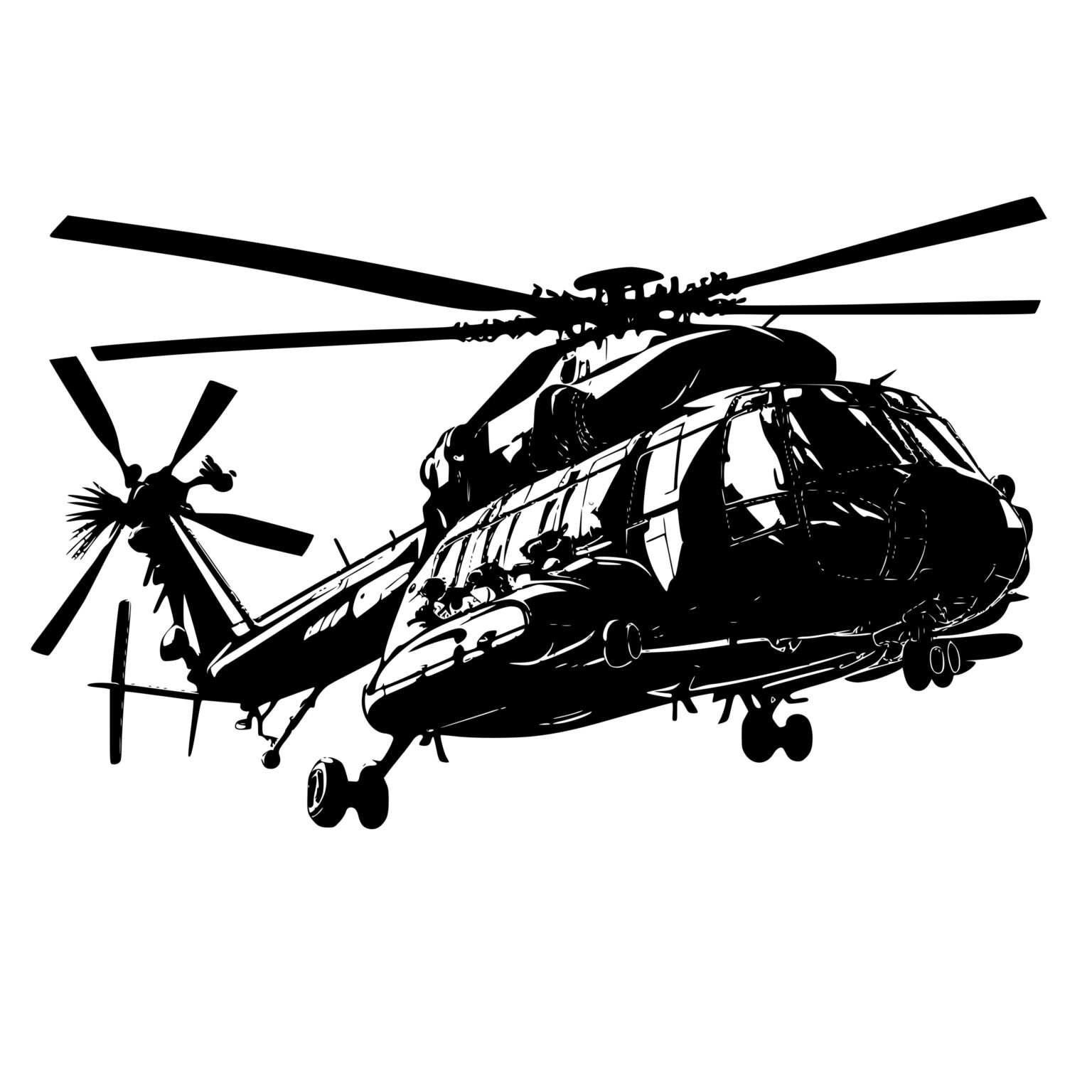 Apache Helicopter SVG File: Instant Download for Cricut, Silhouette ...