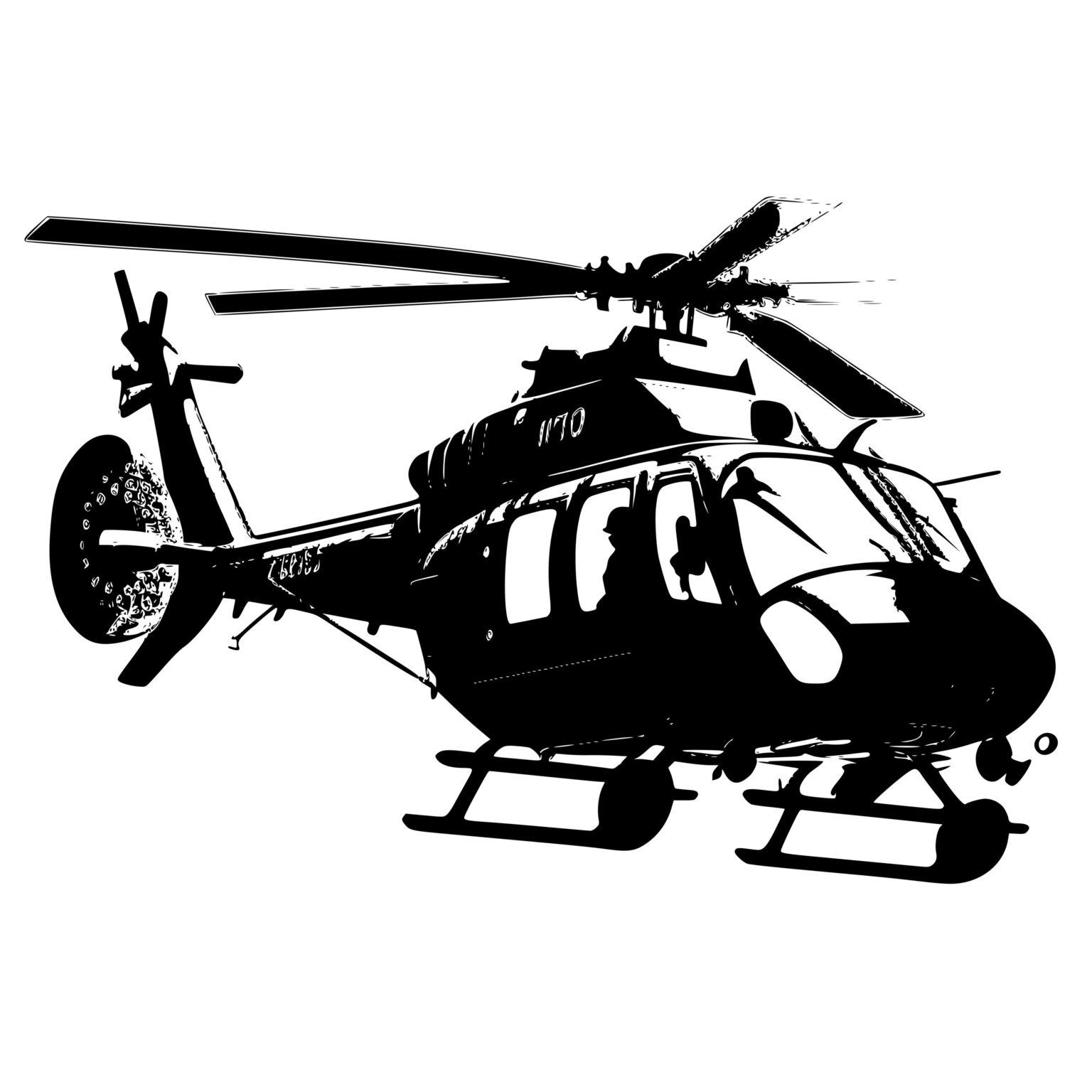Apache Helicopter SVG File: Instant Download for Cricut, Silhouette ...