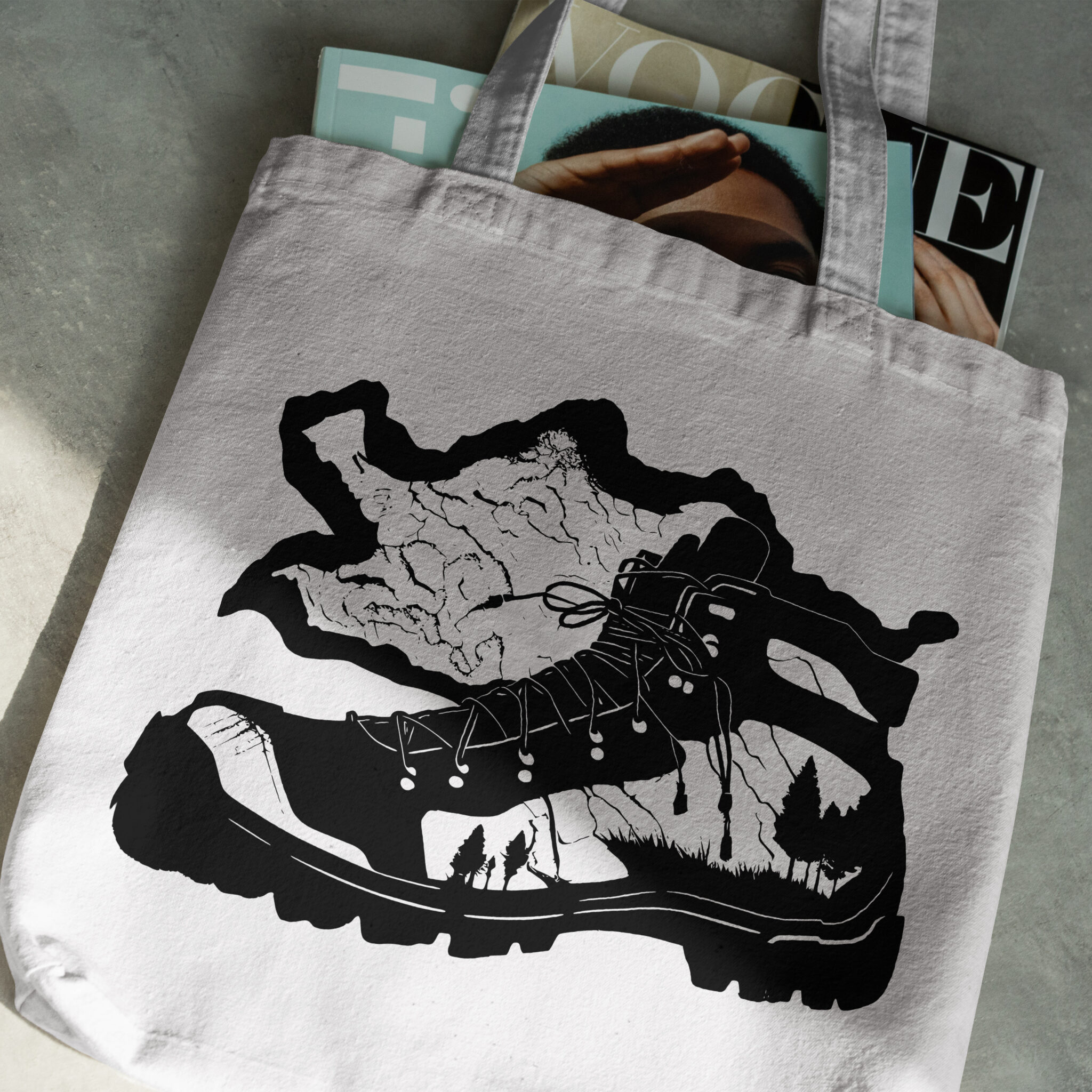 Hiking Boots and Map – Creative Meadow