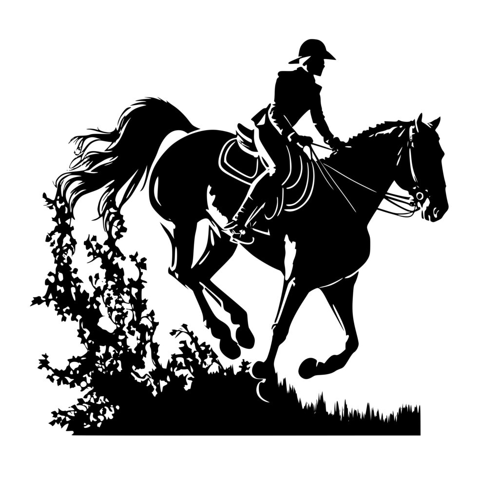 Horse Riding Competition SVG File for Cricut, Silhouette, Laser Machines