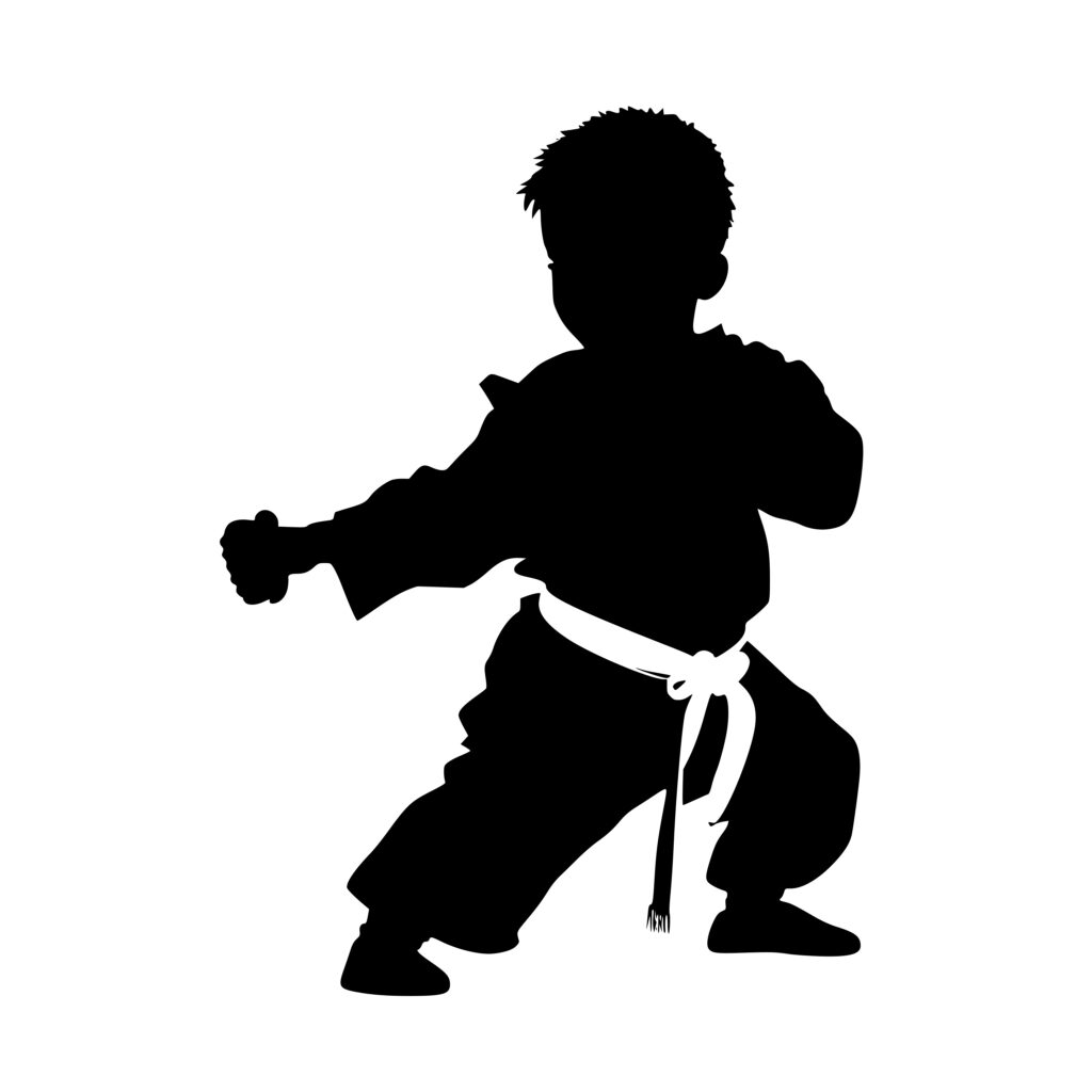 Karate Boy SVG File: Instant Download for Cricut, Silhouette, Laser