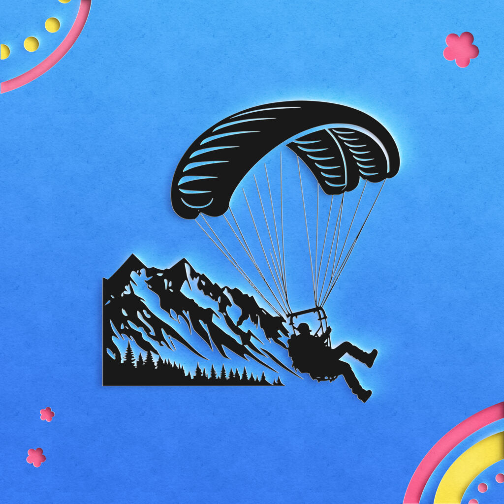 Paragliding in Mountains – Creative Meadow