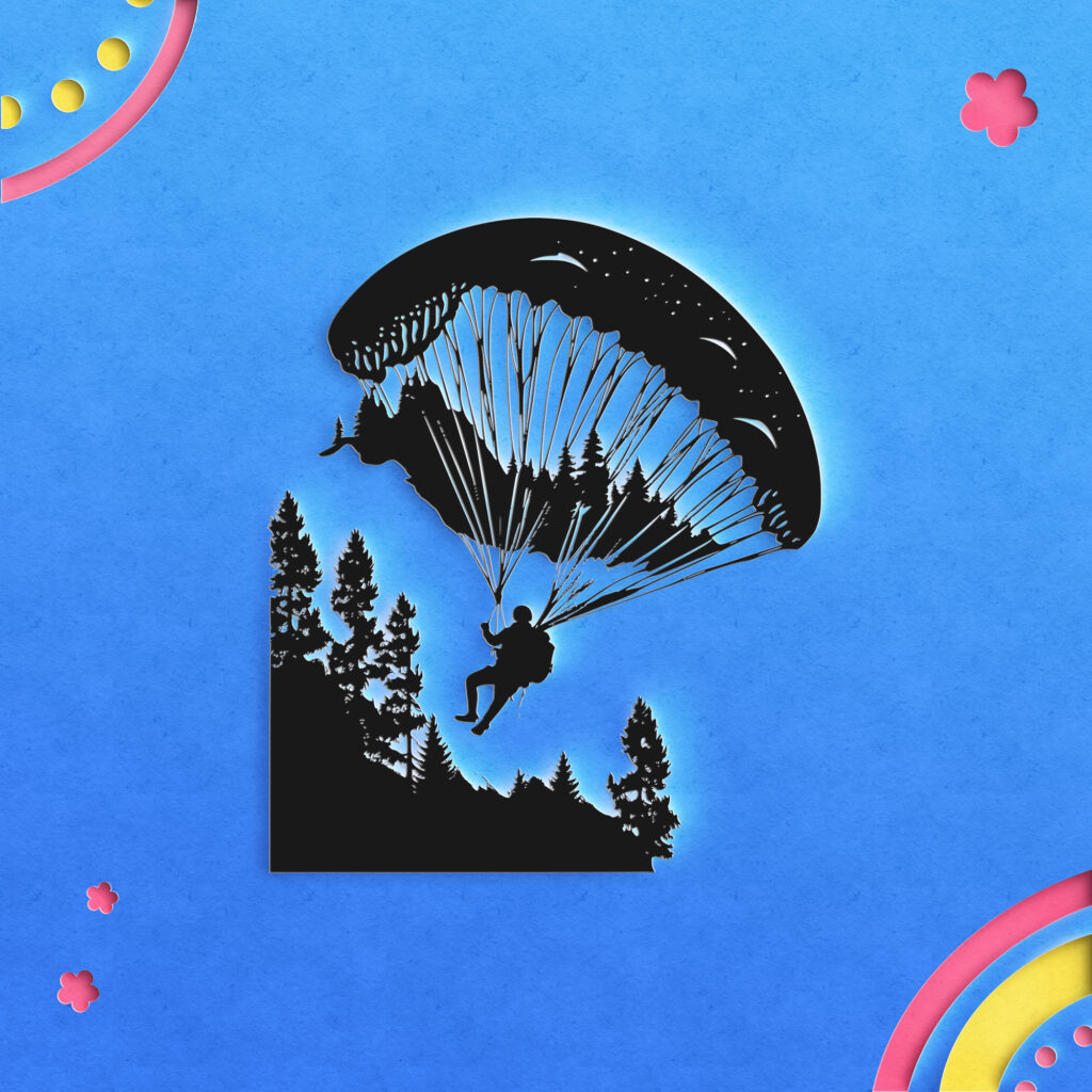 Paragliding Over Trees – Creative Meadow
