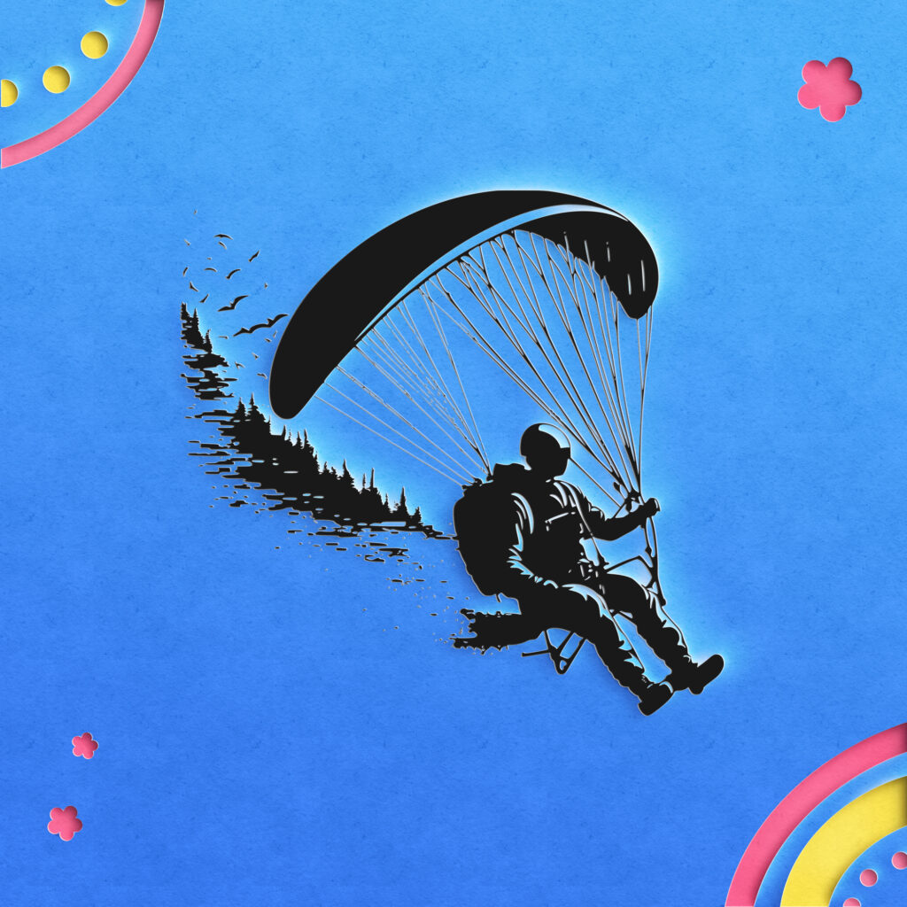 Paraglider Landing – Creative Meadow