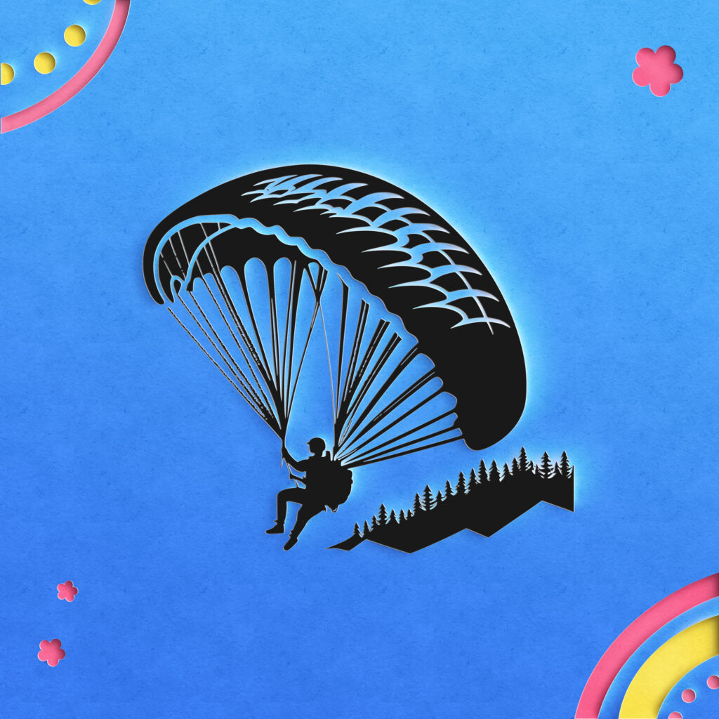 Paragliding Over Trees – Creative Meadow