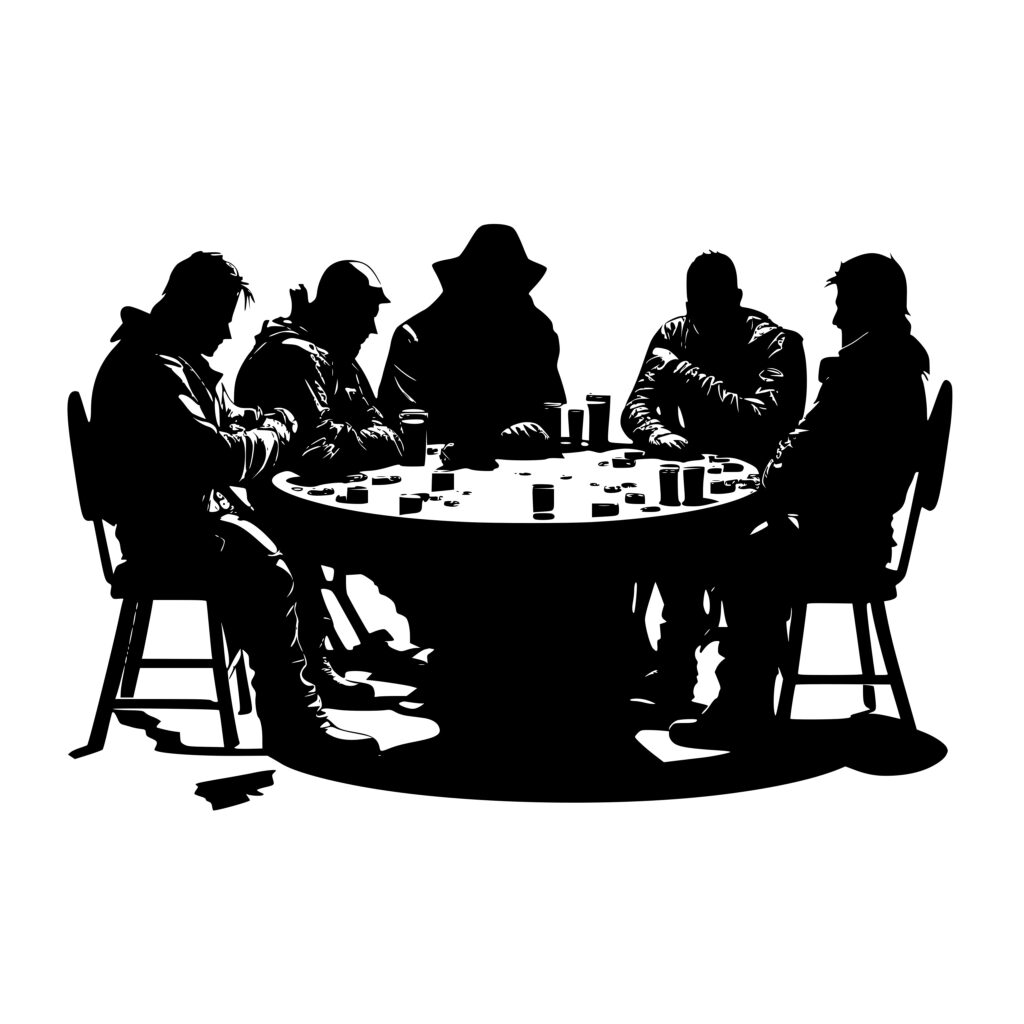 Poker Cash Game SVG File For Cricut Silhouette Laser Machines