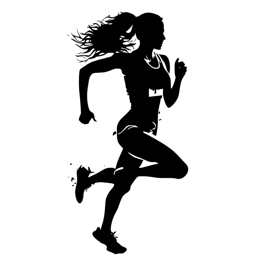 Marathon Runner SVG Files: Instant Download for Cricut, Silhouette, Laser