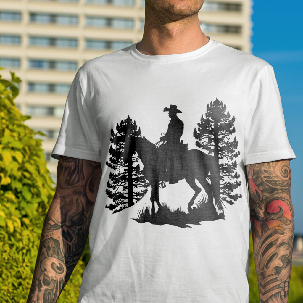 Horse Saddled Trail Ride SVG File: Ideal for Cricut, Silhouette, Laser