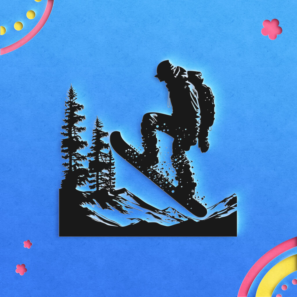 Snowboard on a Mountain – Creative Meadow