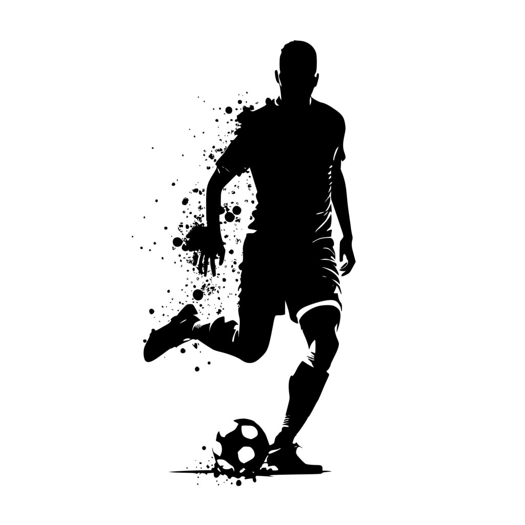Soccer Player SVG File for Cricut, Silhouette, Laser Machines