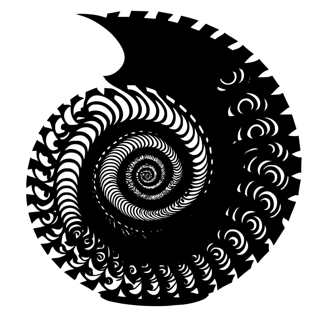 Spiral Pattern SVG File: Instant Download for Cricut, Silhouette, Laser