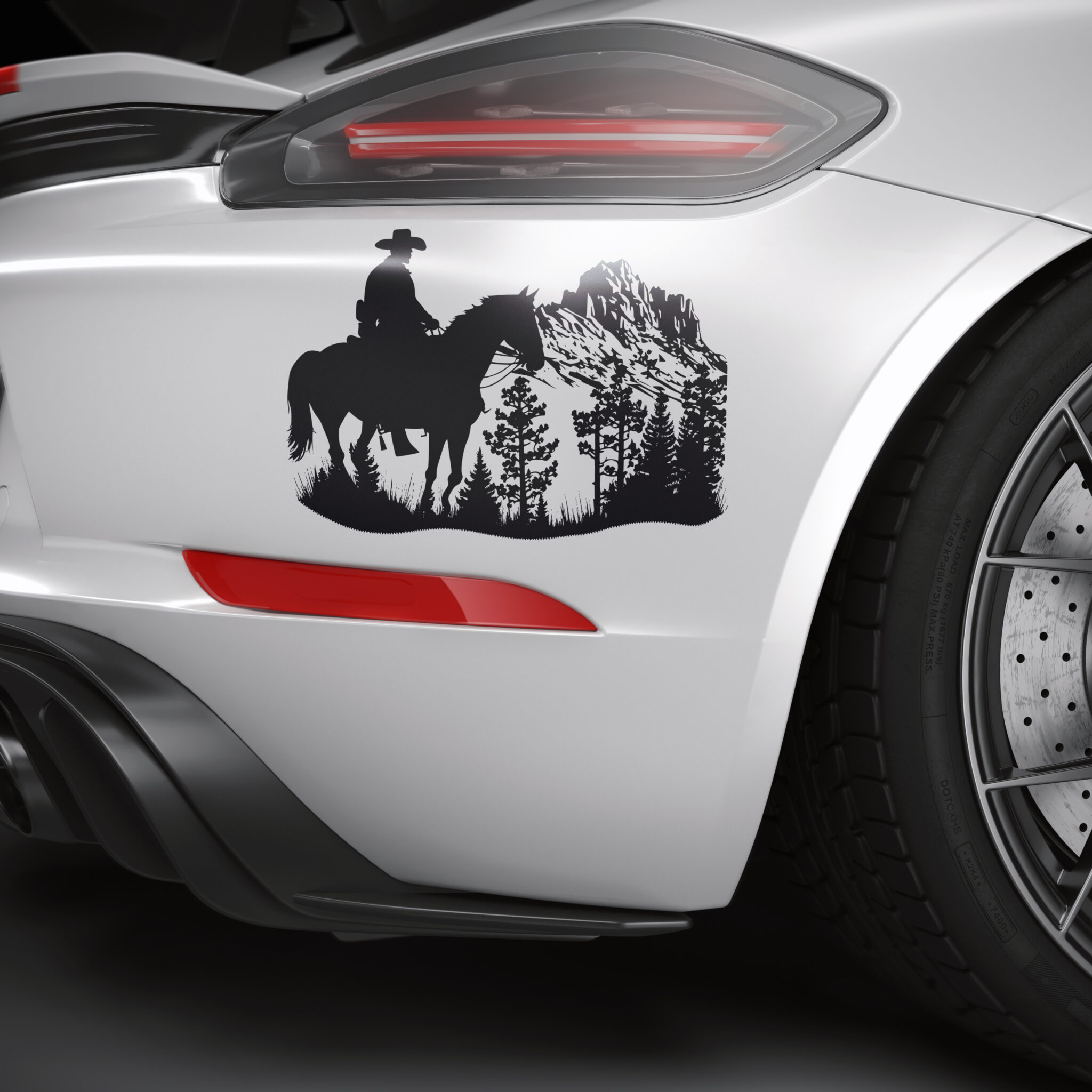 Horse Saddled Trail Ride SVG Image for Cricut, Silhouette, Laser Machines