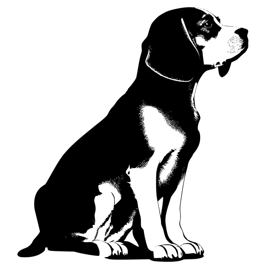 Beagle SVG File: Instant Download for Cricut, Silhouette & Laser Machines