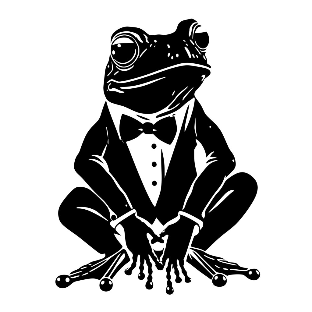 Frog in Bow Tie – Creative Meadow