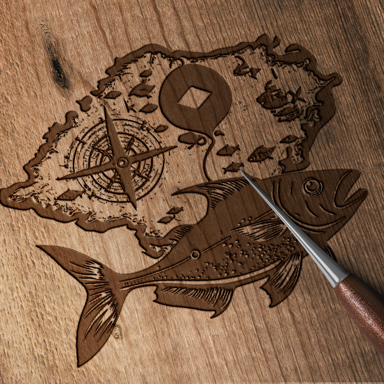 Fish with a Treasure Map – Creative Meadow