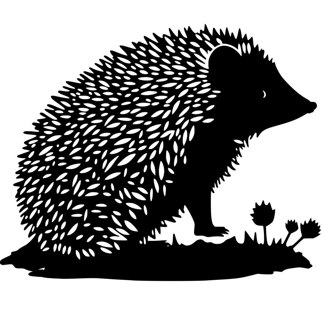 Hedgehog SVG File: Instant Download for Cricut, Silhouette, Laser Machines
