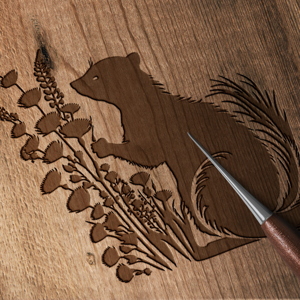 Skunk with a Flower – Creative Meadow