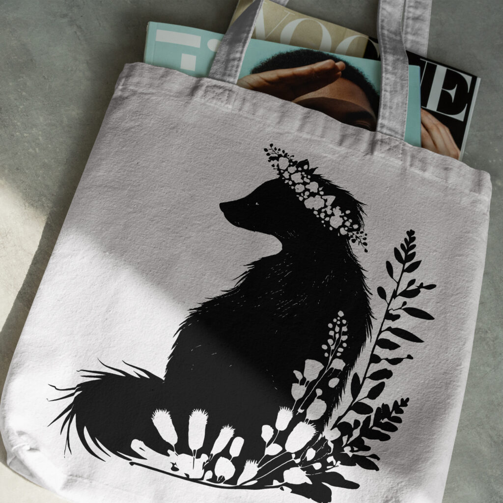Skunk with a Flower Crown – Creative Meadow