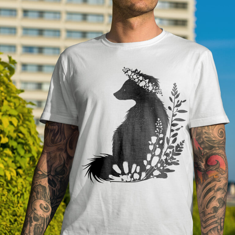 Skunk with a Flower Crown – Creative Meadow