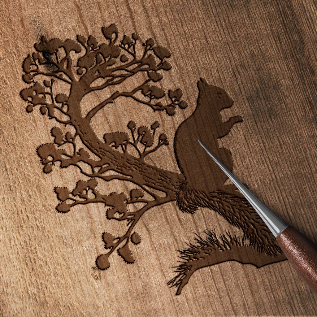 Squirrel Climbing a Tree – Creative Meadow