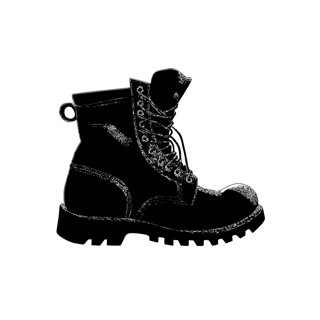 Work Boots SVG File for Cricut, Silhouette, Laser - Instant Download