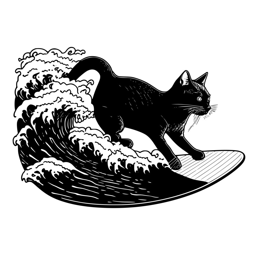 Cat Surfing – Creative Meadow