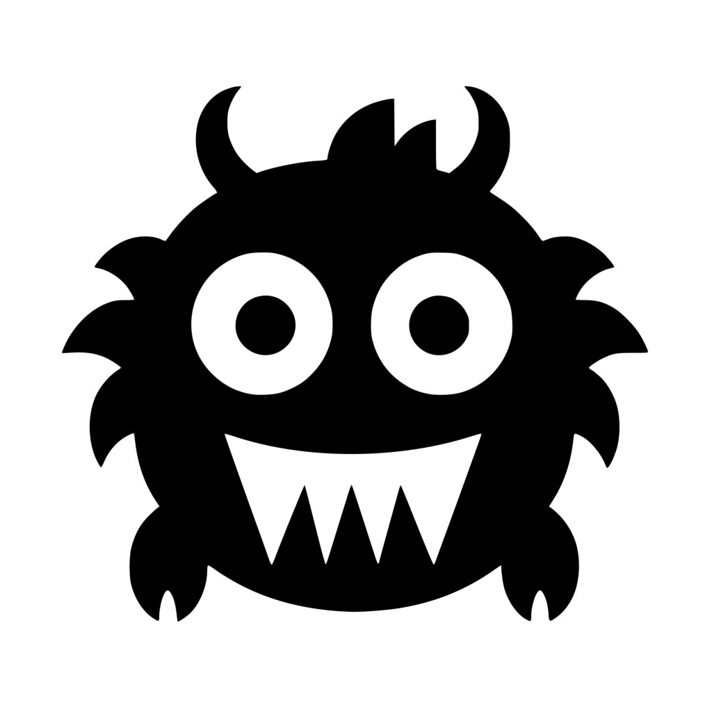 Fiercely Cute Monster SVG File for Cricut, Silhouette, Laser Machines