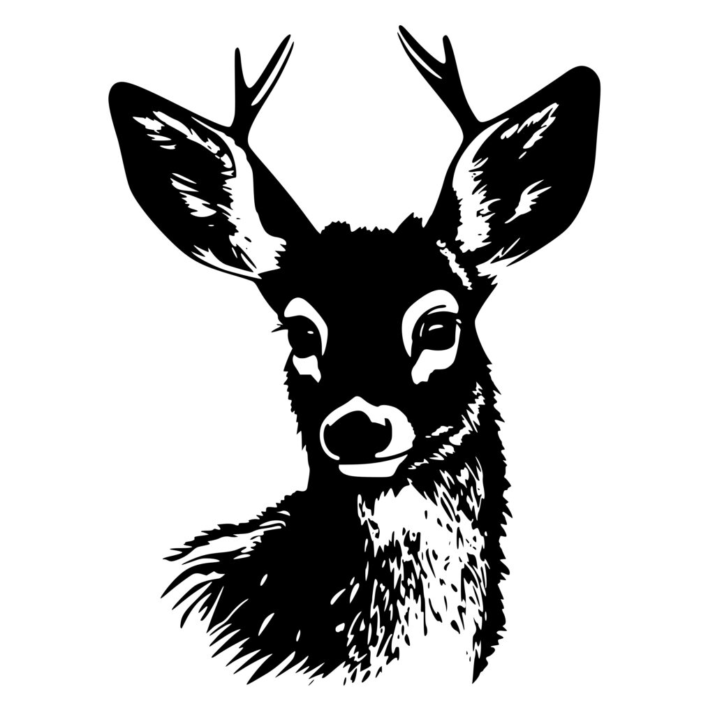 Roe Deer SVG Image for Cricut, Silhouette: Animals, Deer Crafts
