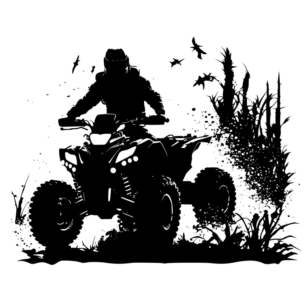 ATV Adventure SVG File for Cricut, Silhouette, and Laser
