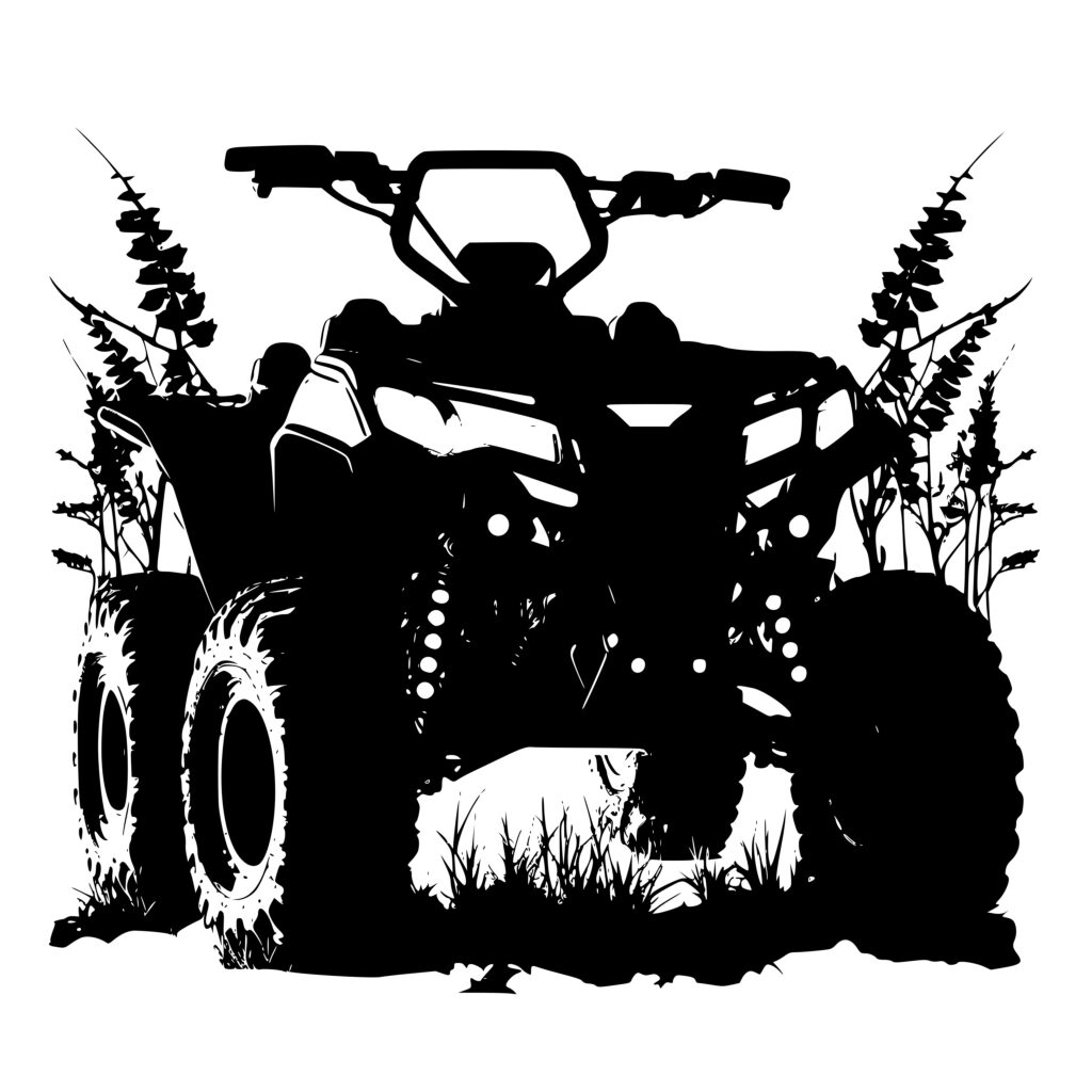 ATV Silhouette SVG File for Cricut, Silhouette, and Laser Machines