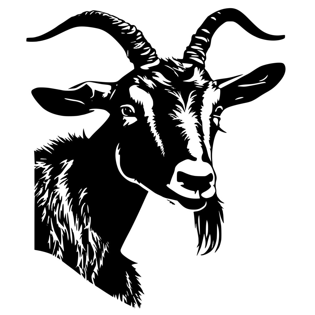 GoatTags: Farm Goat SVG File for Cricut, Silhouette, Laser Machines
